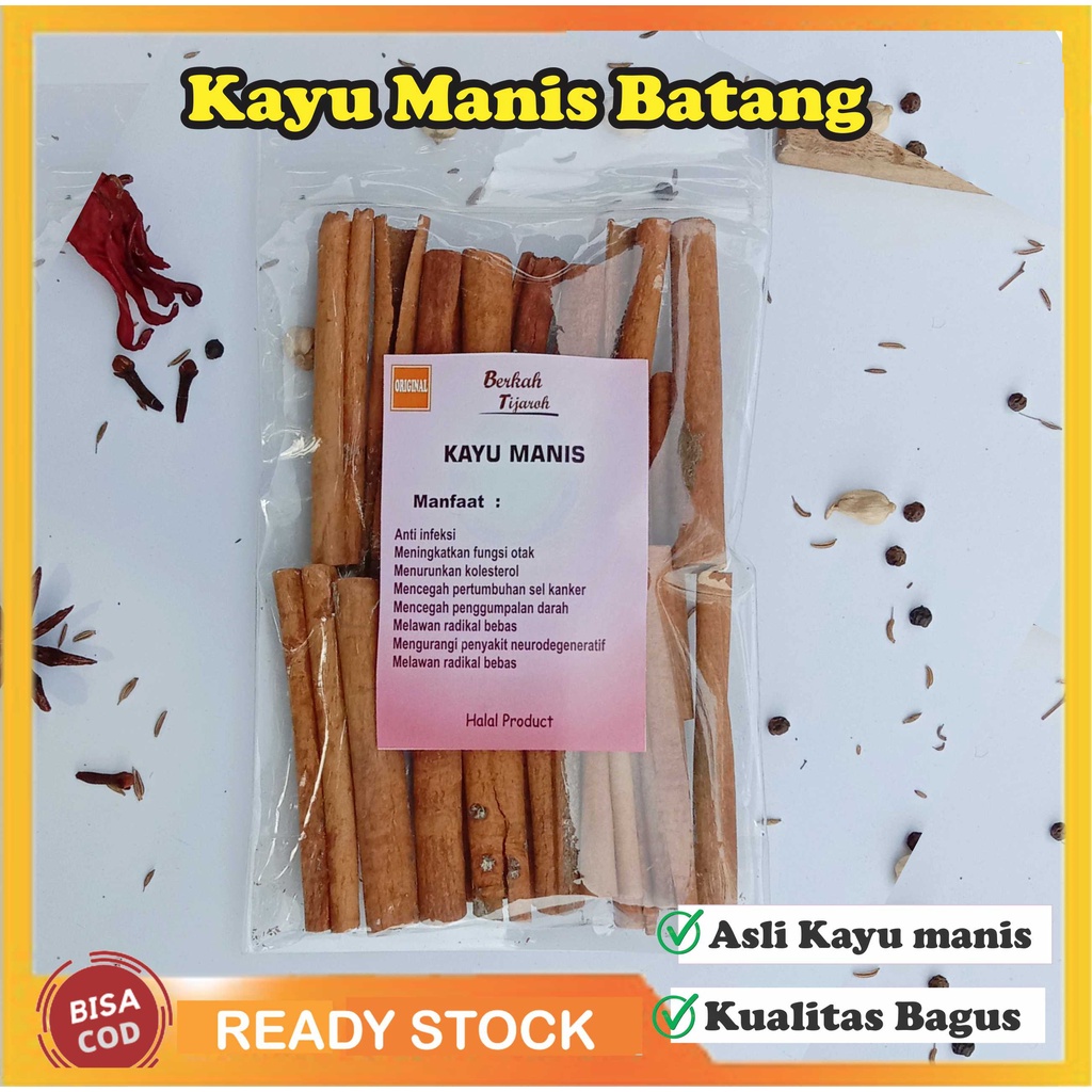 Jual Kayu manis Asli Cinnamon Stick Akar Rempah Kayu Manis Batang ...
