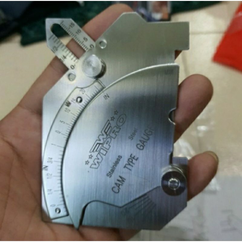 Jual (GJT) Cam type gauge mm - inch / weld gauge merk WIPRO | Shopee Indonesia