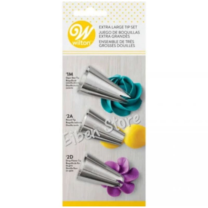 Jual Wilton Spuit Decorating Large set-3 (Spuit 1M, 2A, 2D) | Shopee ...
