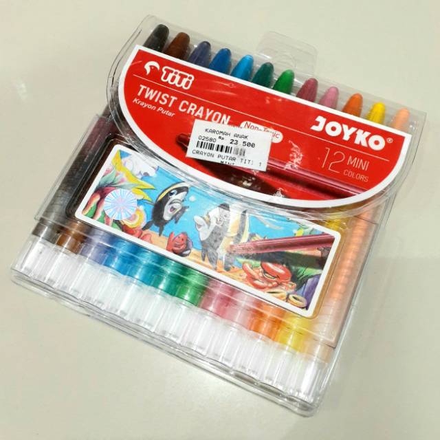 Jual Crayon putar Joyko mini 12 warna | Shopee Indonesia