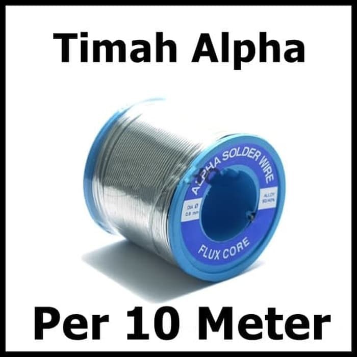 Jual Per 10 Meter Timah Solder Merek Alpha | Shopee Indonesia