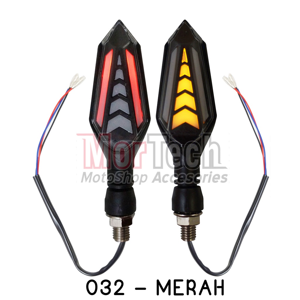 Jual Variasi Lampu Sein LED Running model panah Sen Running Flowing berjalan DRL Senja LED 2 ...