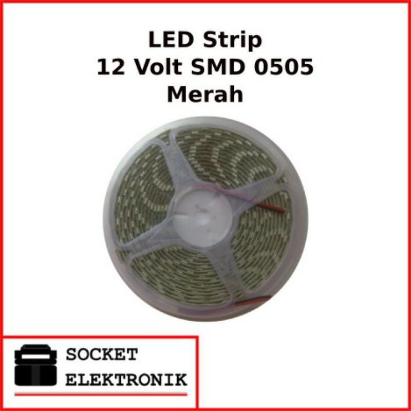 Jual LED Strip 12 V LED SMD 5050. Warna merah. 5 meter. Dekorasi rumah ...