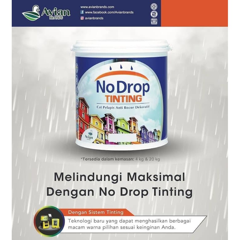 Jual CAT WATERPROOF NO DROP TINTING PAIL (20 KG) - UNO | Shopee Indonesia