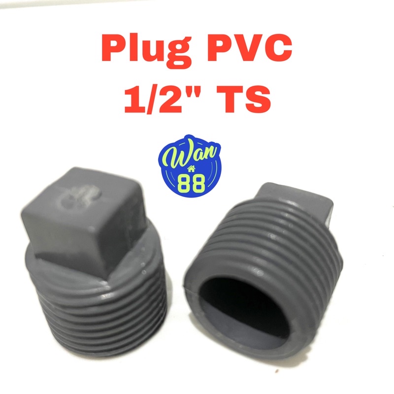 Jual Plug PVC Jaya TS 1/2" Dop drat luar/ tutup pipa pvc drat luar ...