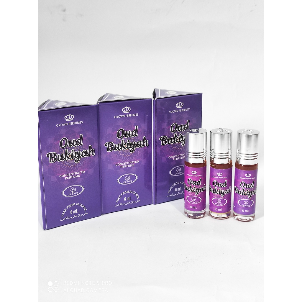 Jual Parfum Oud Bukiyah 6ml Arrafif Ar Rafif Bokiyah Original ARF 6 ML | Shopee Indonesia