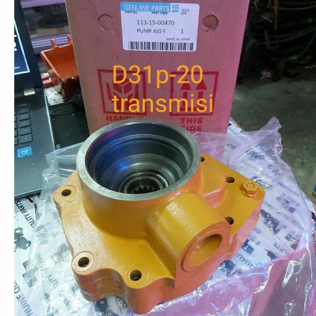 Jual PUMP TRANSMISI DOZER D31 PN 113-15-00470 KOMATSU PUMP TRANSMISI | Shopee Indonesia