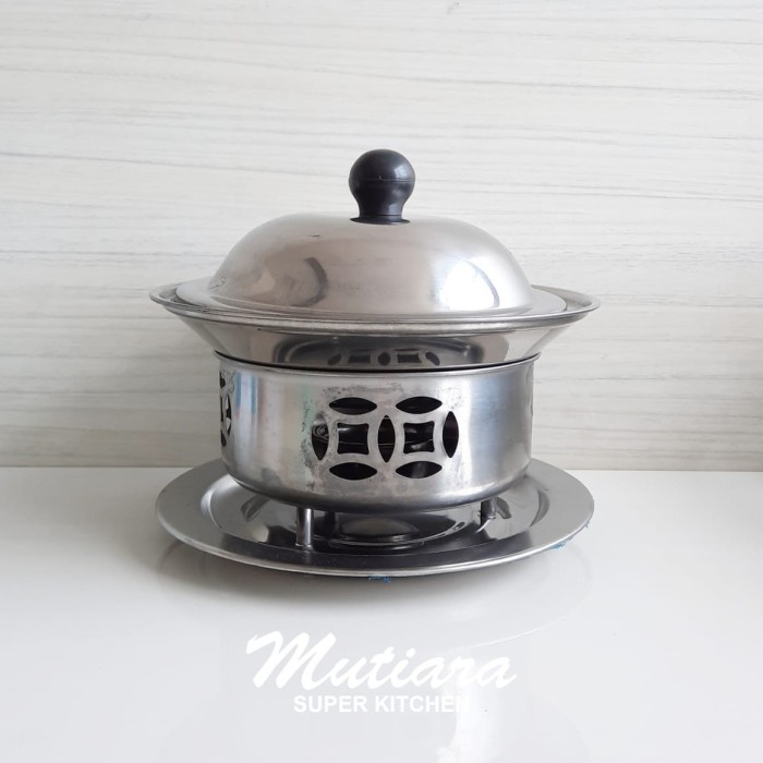 Jual Panci Pemanas Soup Warmer Kuali Pemanas / Soup Warmer 18 Cm ...