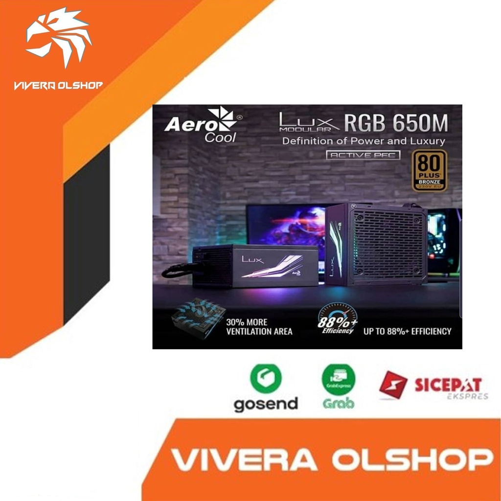 Jual Aerocool LUX RGB 650M Modular Power supply - PSU 650W 80+ | Shopee ...