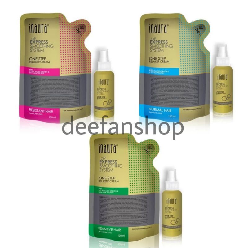 Jual INAURA ONE STEP SMOOTHING SYSTEM 130ML | Shopee Indonesia