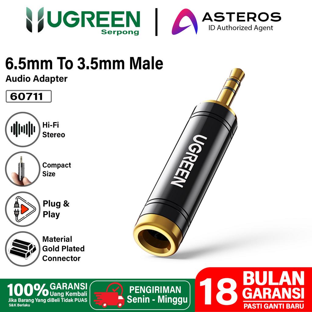 Jual UGREEN Converter Jack Mic Audio 6.5mm Female to 3.5mm Male Audio Adapter | Shopee Indonesia