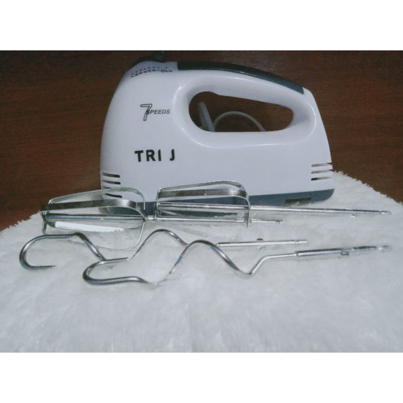 Jual Mixer Mini Hand Mixer 7 Speed 4 Mata Pisau | Shopee Indonesia