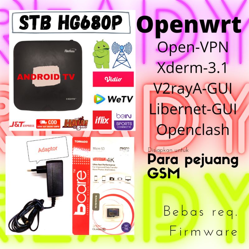 Jual STB HG680P OPENWRT | Shopee Indonesia