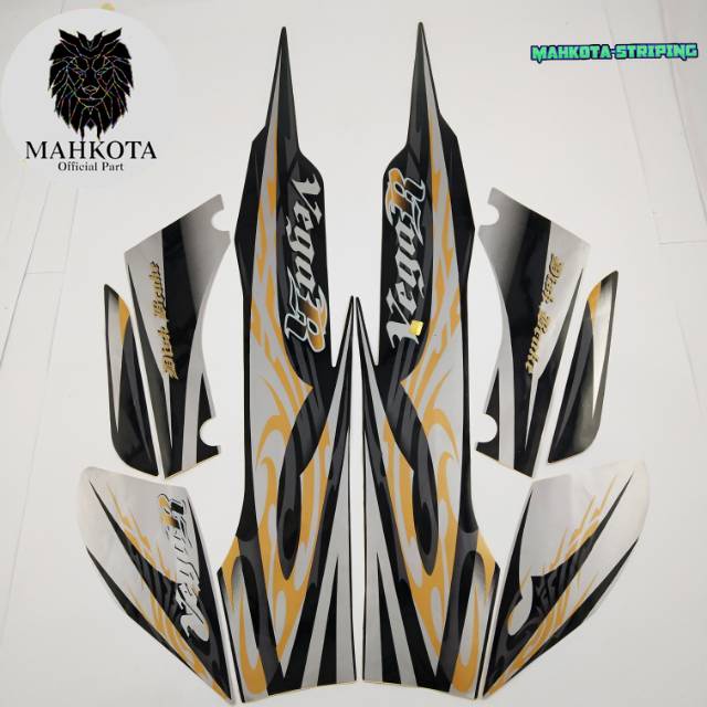 Jual Striping Stiker Polet Sepeda Motor List Yamaha Vega r new 2008 ...