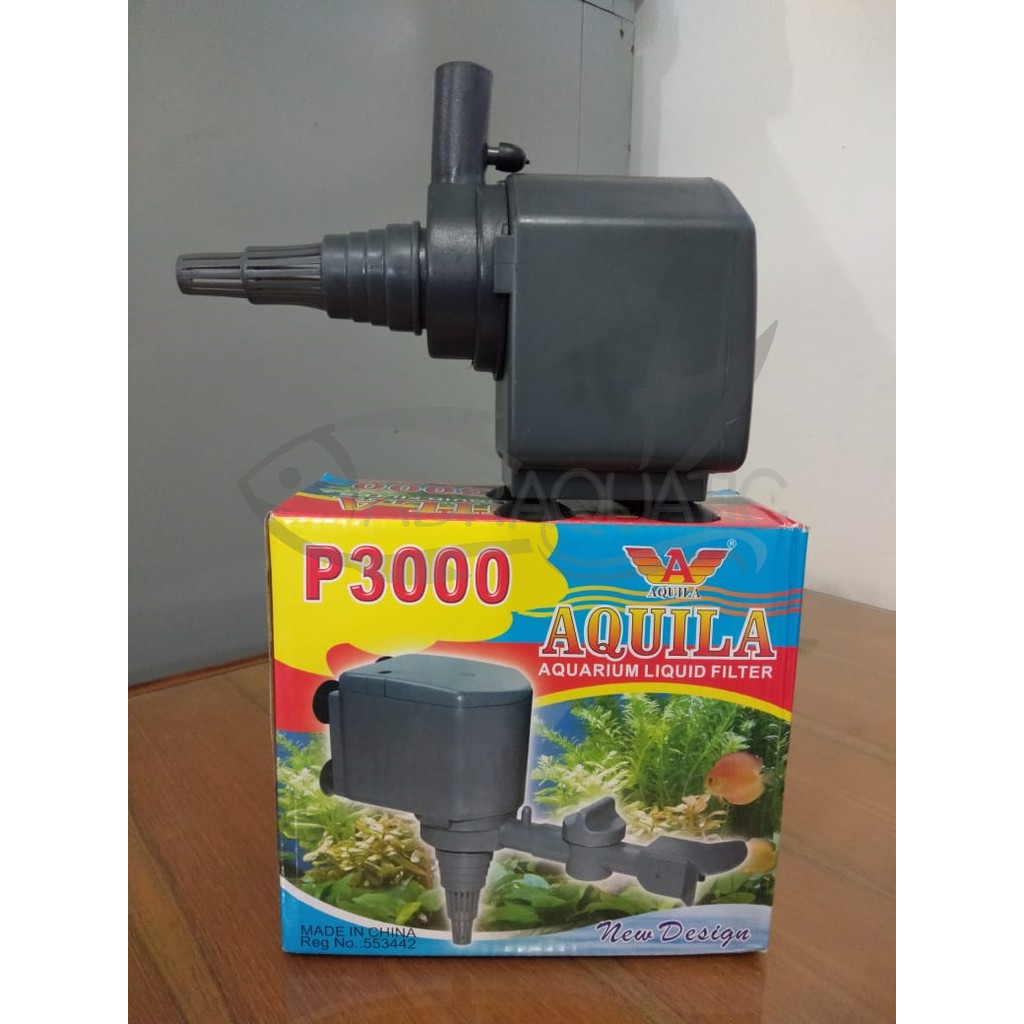 Jual AQUILA P3000 LIQUID FILTER POMPA AIR CELUP FILTER AQUARIUM ...