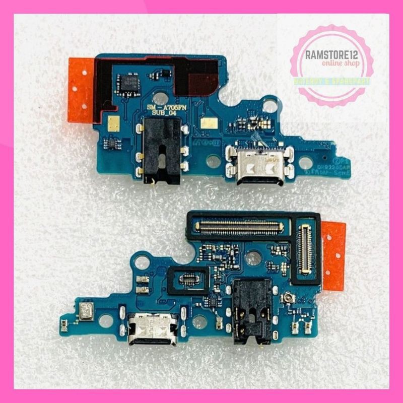 Jual PAPAN PCB KONEKTOR CAS CONNECTOR CHARGER MIC ORIGINAL SAMSUNG A70 A705 | Shopee Indonesia