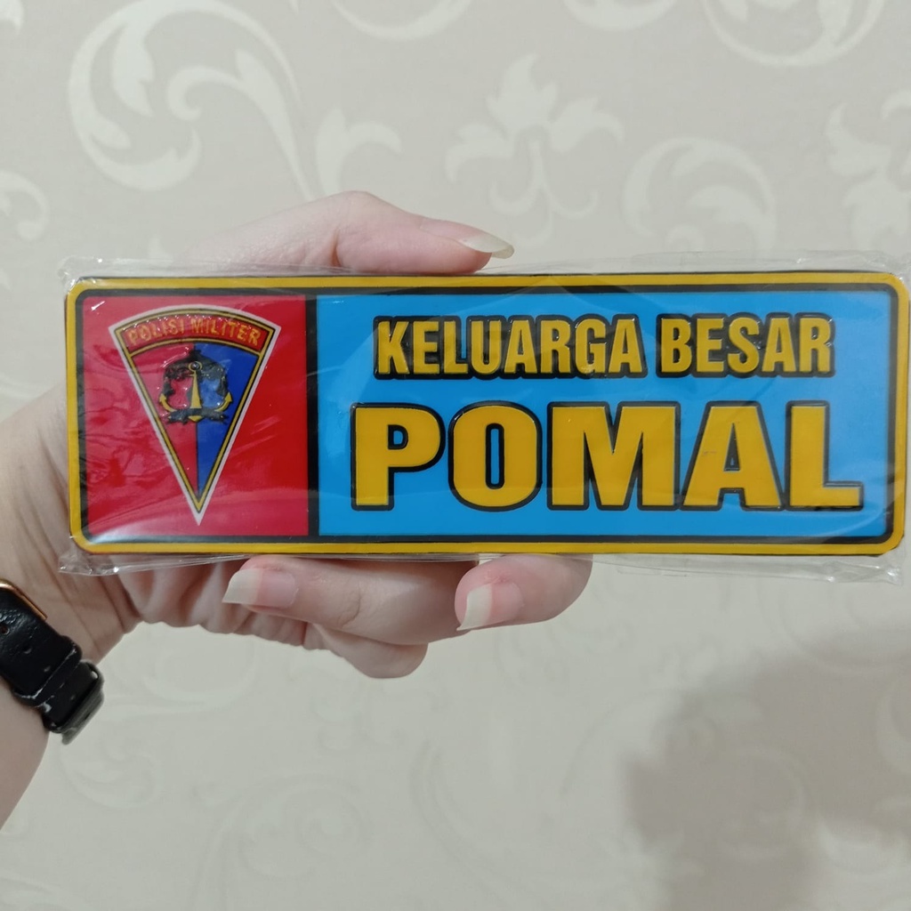 Jual Sticker Keluarga Besar Pomal - Stiker Emboss | Shopee Indonesia