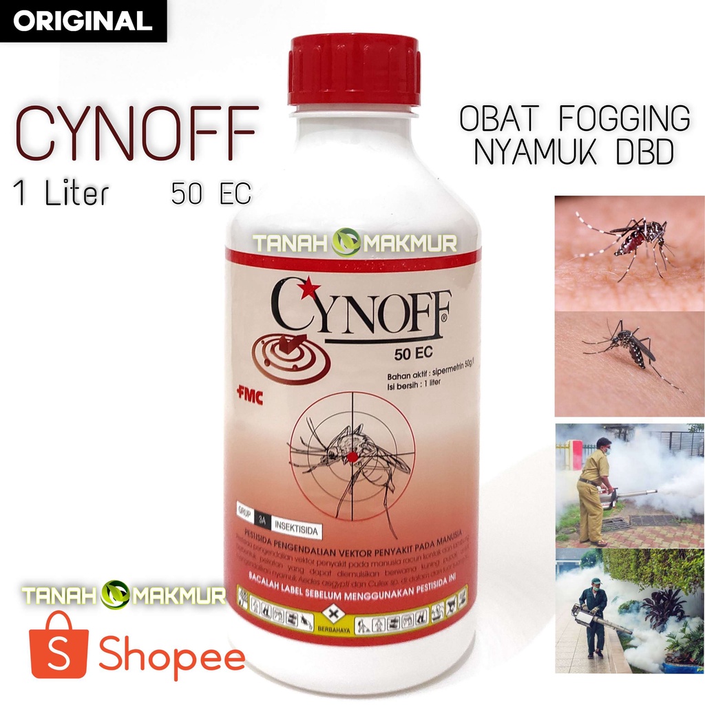 Jual OBAT FOGGING NYAMUK DBD CYNOFF 1 LITER 50EC PALING AMPUH TERBAIK ...