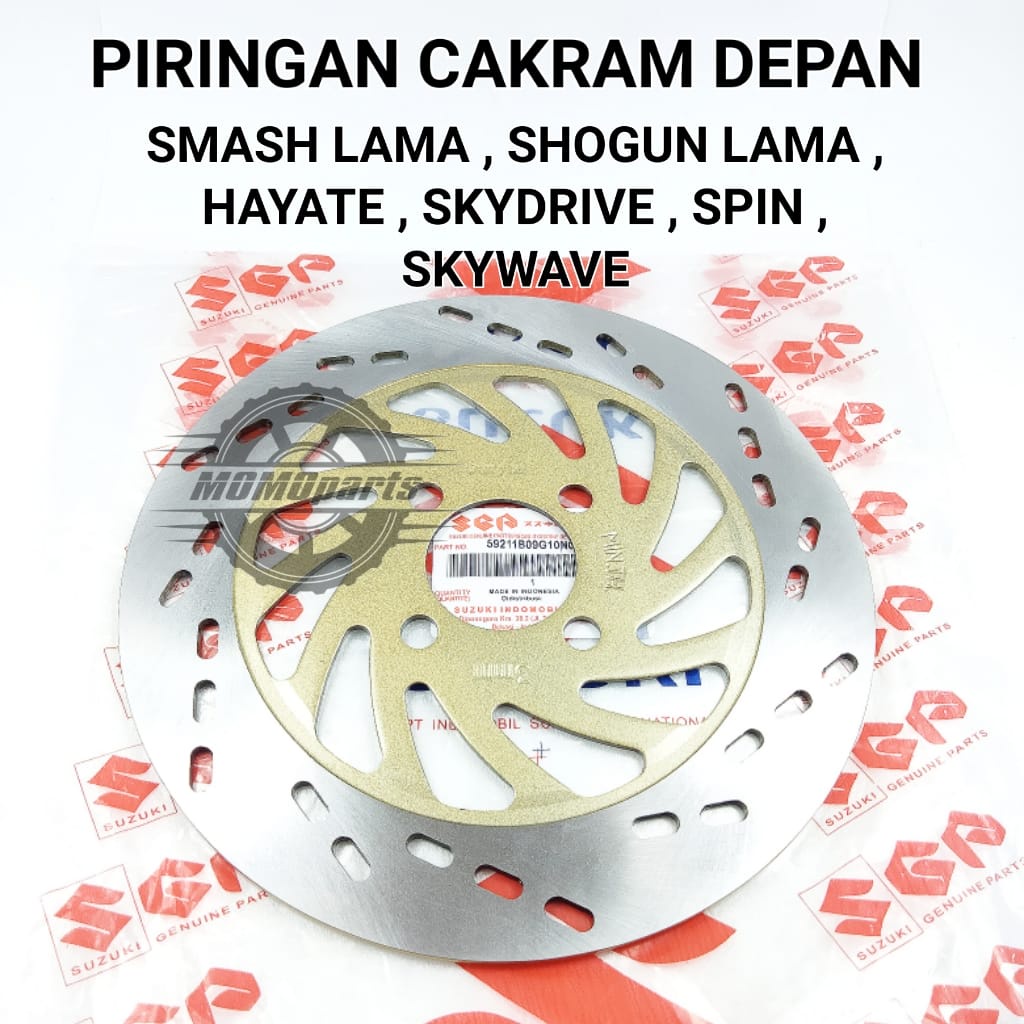 Jual ORIGINAL PIRINGAN CAKRAM DEPAN DISC BRAKE MOTOR SUZUKI SMASH LAMA ...