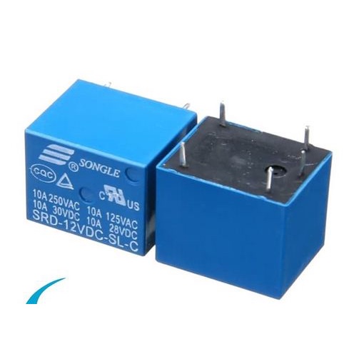 Jual RELAY SONGLE 12V 10A 5 PIN SRD 12VDC 10A SL C 250VAC 10 A 125VAC 30VDC 5P | Shopee Indonesia