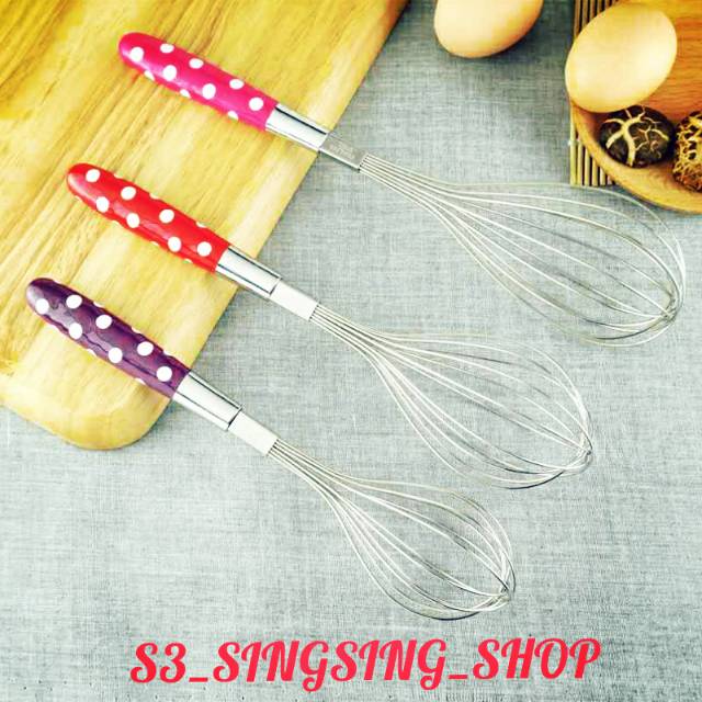 Jual kocokan telur S/Whisk/ Pengaduk Telur/ Pengocok Telur dan Pengaduk ...