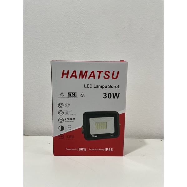 Jual Lampu Sorot Hamatsu 30 Watt LED Tembak Outdoor IP65 Anti Air | Shopee Indonesia