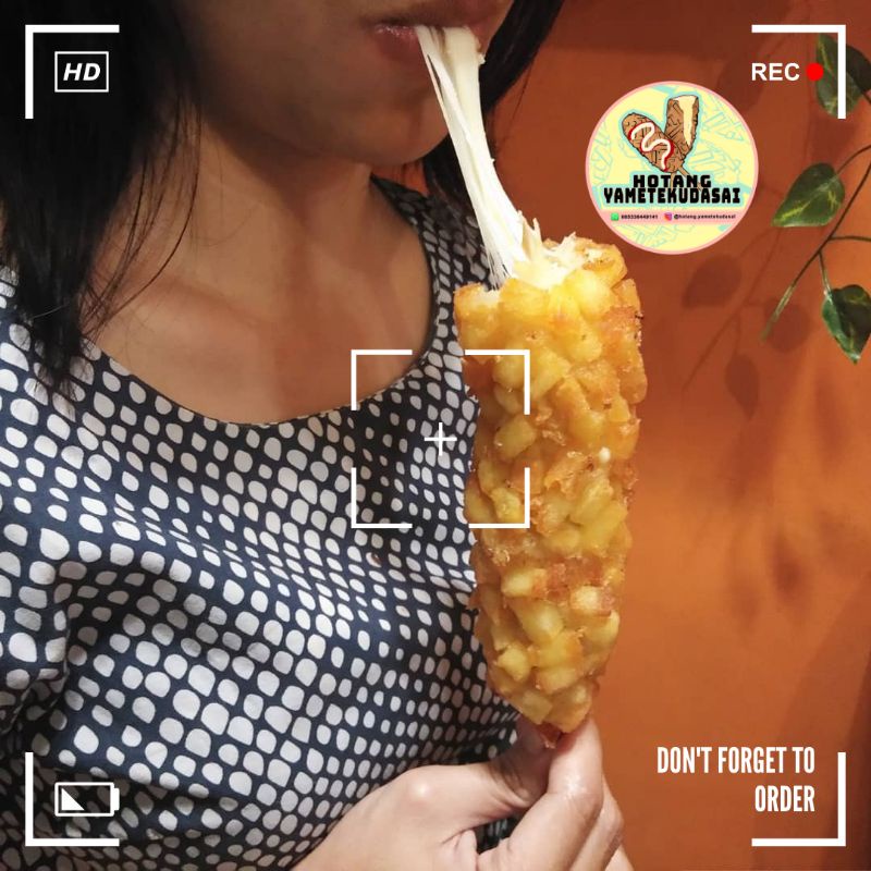 Jual HOTANG ( hotdog kentang ) ukuran JUMBO ISI EXTRA MOZARELLA ...
