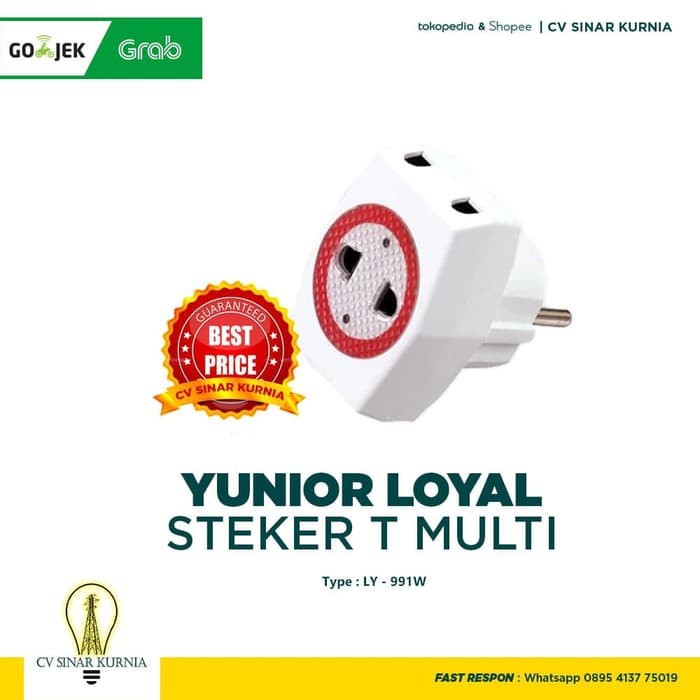 Jual Steker T Merk Loyal 911W Multi Warna colokan t | Shopee Indonesia