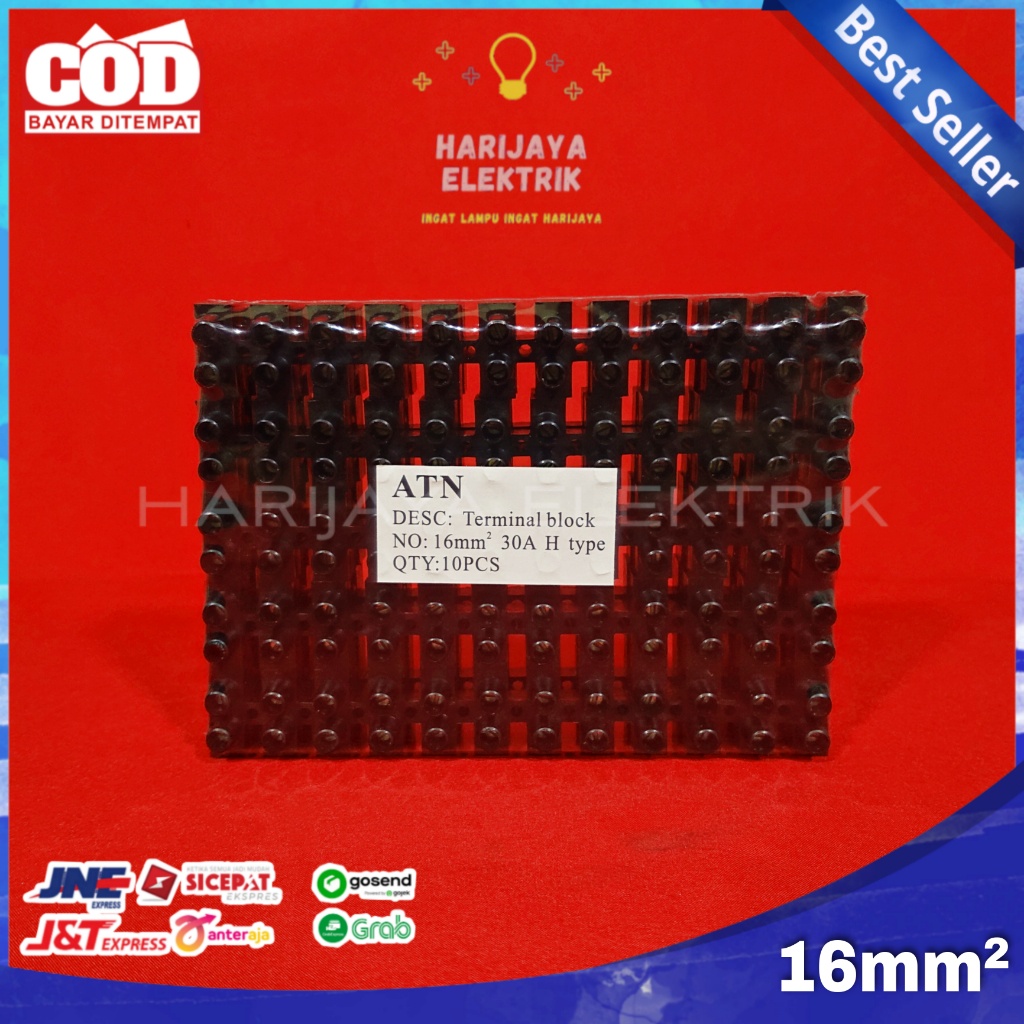 Jual TERMINAL KRUSTIN KLUSTIN 16MM 30A BLOK RUSTIN TERMINAL KABEL ATN ...