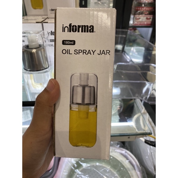 Jual INFORMA OIL SPRAY JAR EASY TO CLEAN (TEMPAT MINYAK SPRAY 180ml ...