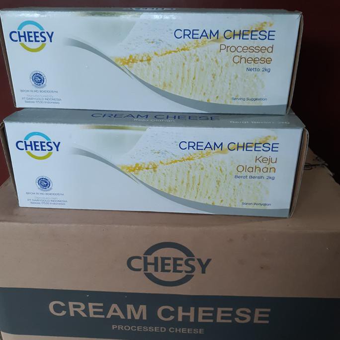 Jual Cheesy Cream Cheese Processed 2Kg/ Cream Cheese Cheesy 2Kg ...