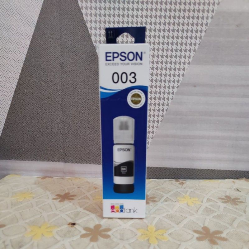Jual TINTA EPSON 003 BLACK / HITAM 100% ASLI ORIGINAL PREMIUM | Shopee Indonesia