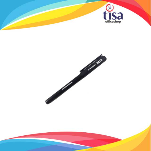 Jual Ballpoint Boxy Uniball UB-105 Black | Shopee Indonesia