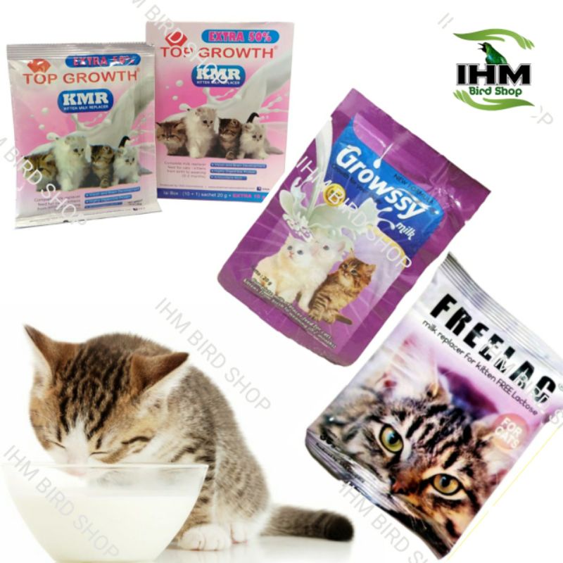 Jual IHM - Susu Kucing Growssy Milk Susu Kucing 20gr Freelac Bebas ...