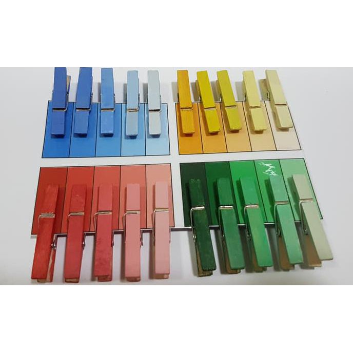 Jual Montessori Color Matching Clips | Shopee Indonesia
