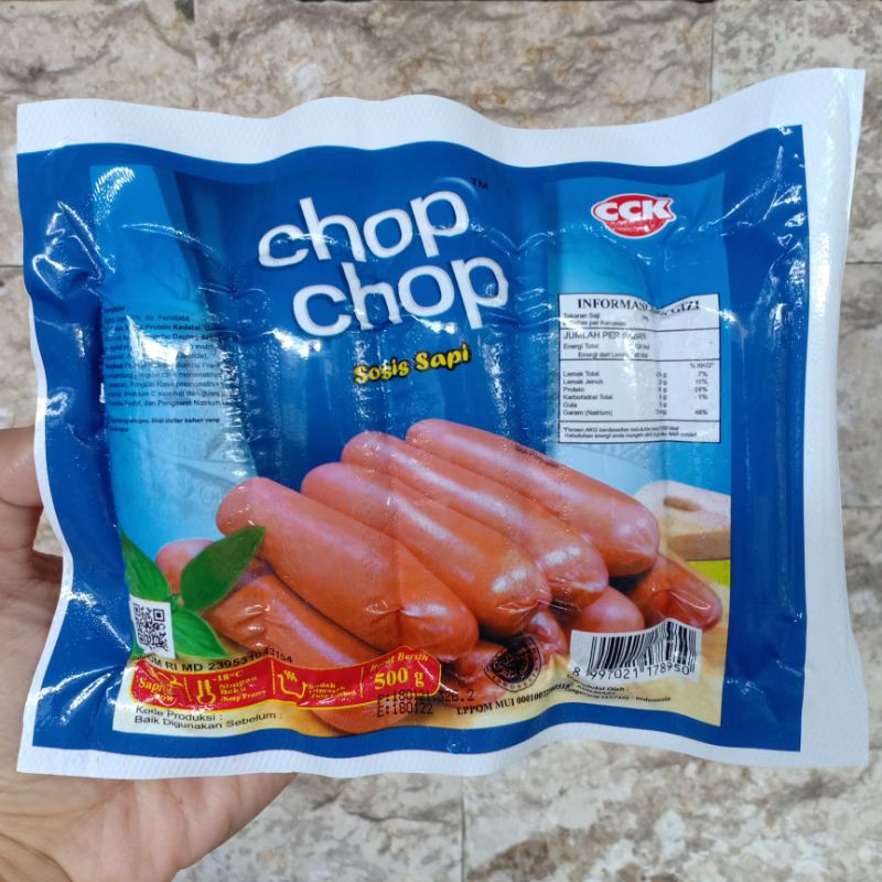Jual Chop Chop Sosis Sapi 500 gram Frozen | Shopee Indonesia