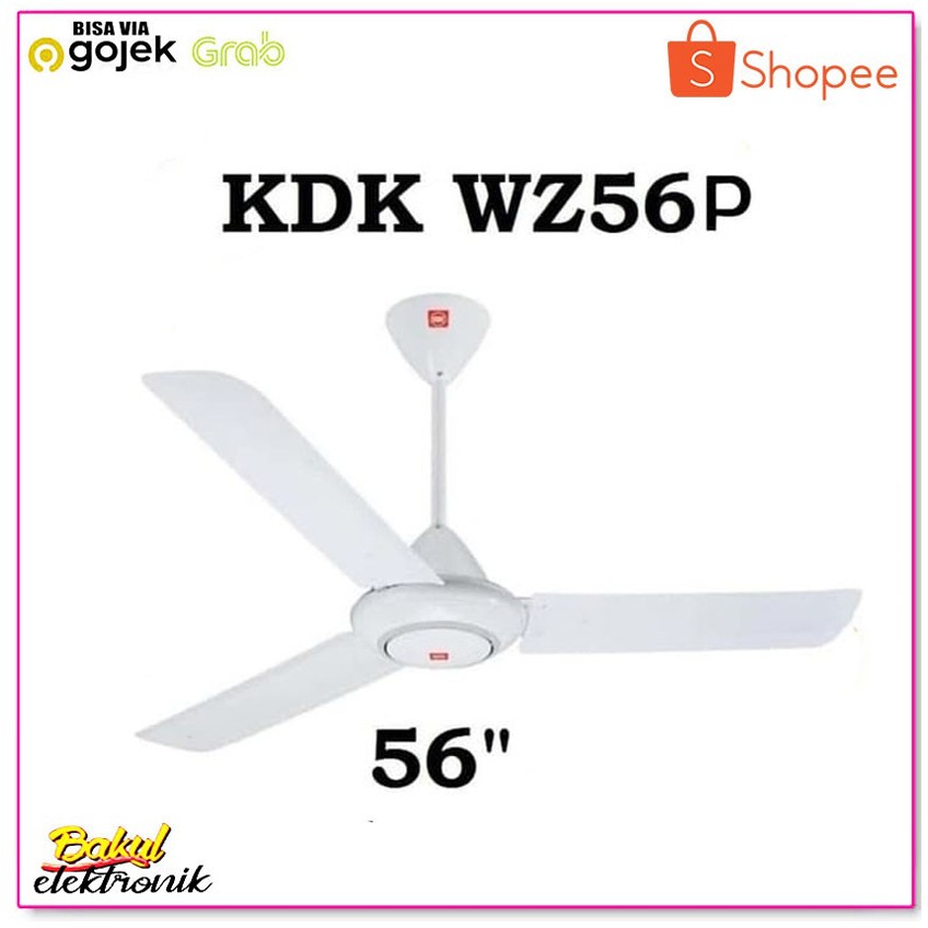 Jual Promo Kipas Plafon KDK Ceiling Fan 56 inch 5 Speed KDK WZ56P Putih ...