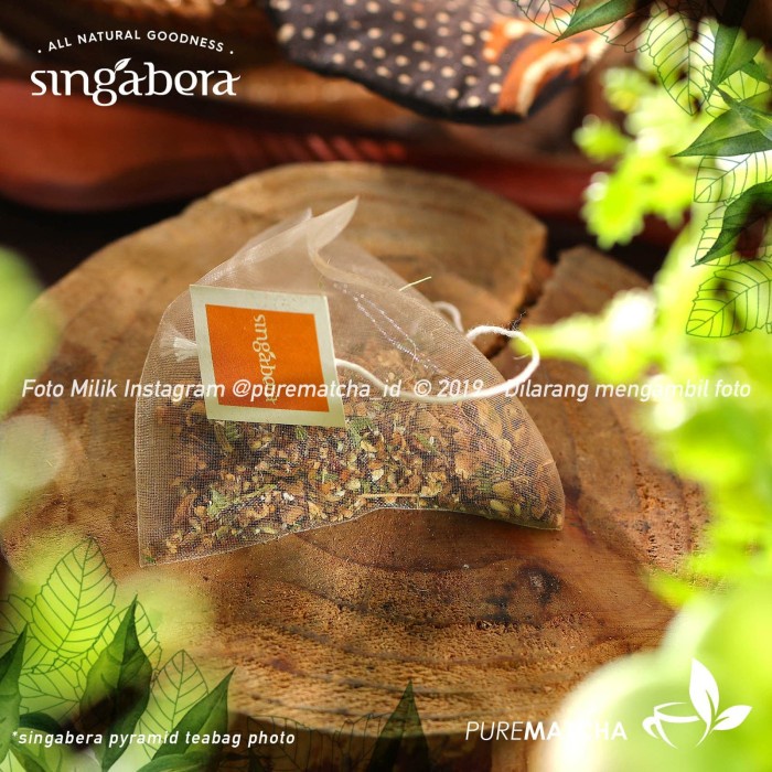 Jual TEH-DAUN- SINGABERA - SERBAT WANGI 1TB SAMPLE GINGER TISANE WEDANG ...
