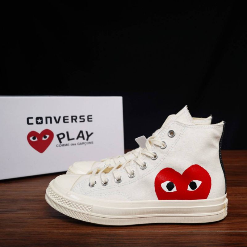 Jual Converse Chuck Taylor 70s High ox CDG white | Shopee Indonesia