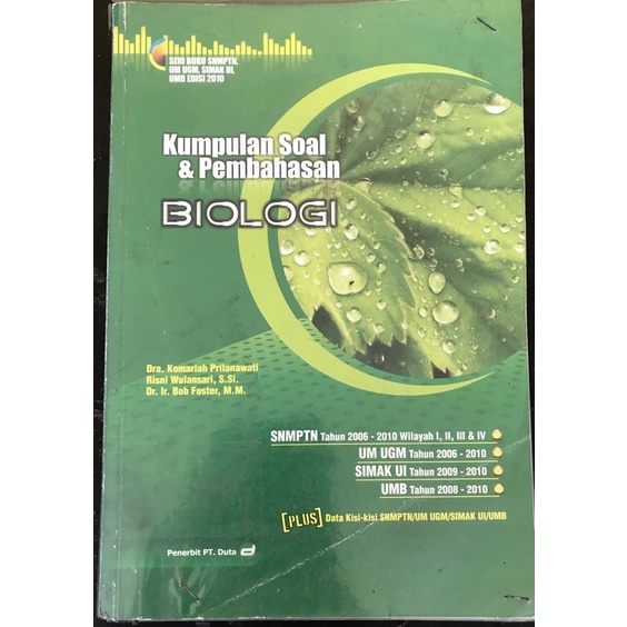 Jual Buku Kumpulan Soal dan Pembahasan Biologi SBMPTN | Shopee Indonesia