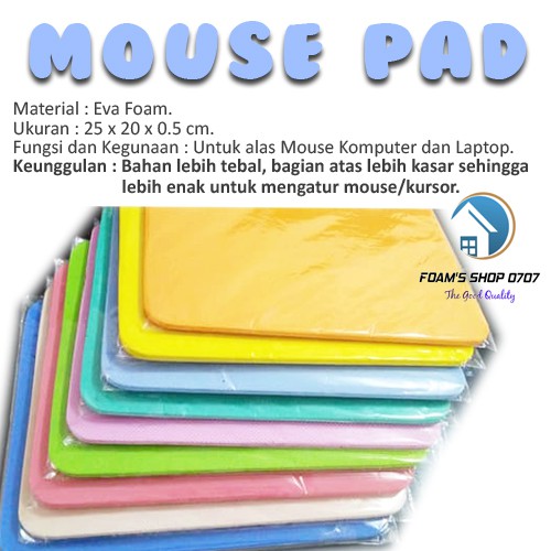 Jual MOUSE PAD / MOUSEPAD / BANTALAN MOUSE / ALAS MOUSE KOMPUTER ...