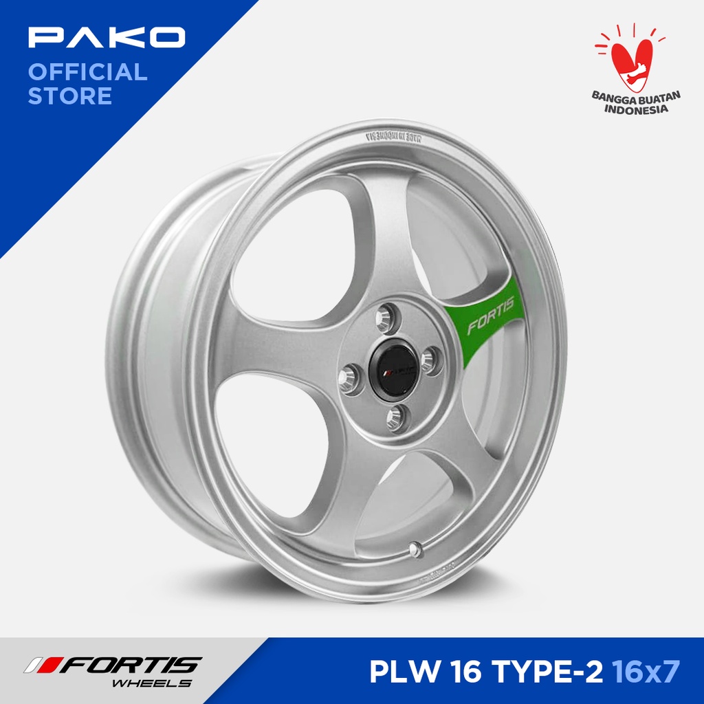 Jual Velg Mobil Fortis Wheels PLW Type 2 Ring 16 - Pako Wheels | Shopee ...