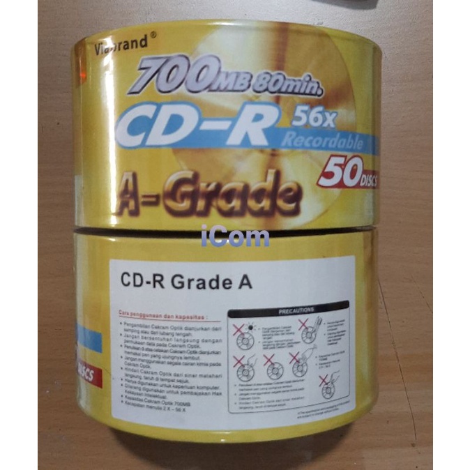 Jual CD Blank CDR VIABRAND 700MB 56x - A GRADE - High Quality | Shopee ...