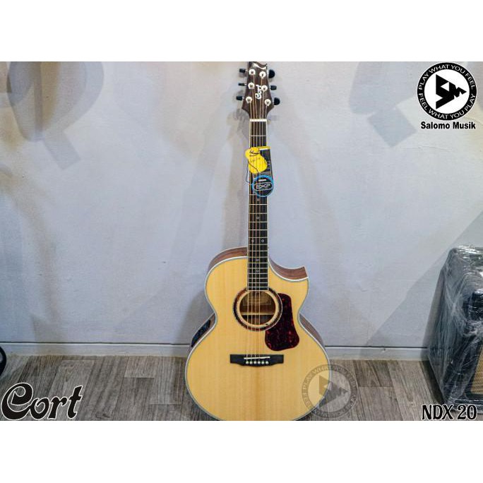 Jual Gitar Akustik Elektrik Original Cort Ndx 20 Nat | Shopee Indonesia