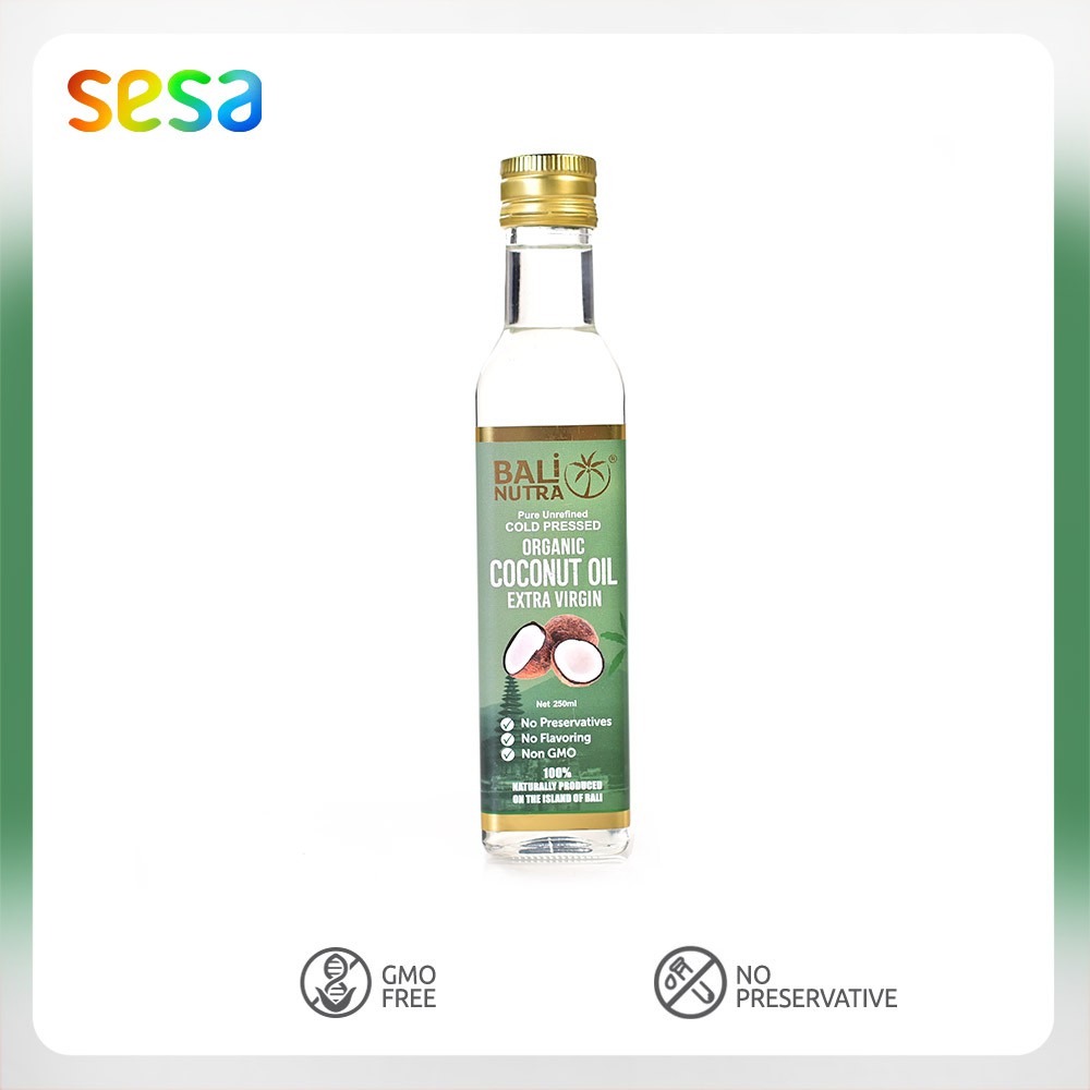 Jual Bali Nutra - Organic Coconut Oil 250 ml | Shopee Indonesia