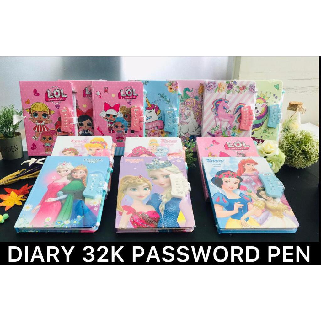 Jual Buku Diary dengan Kunci Password / Hard Cover Diary with Lock Code ...