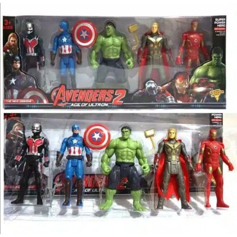 Jual Mainan Figure Avengers isi 5 Pcs | Shopee Indonesia