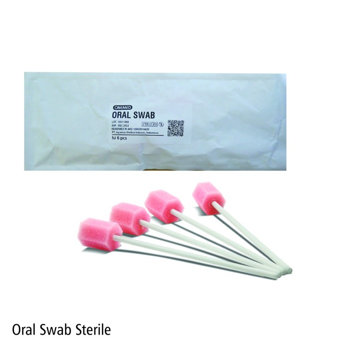 Jual Oral Sponge Swab Sterile isi 6 pcs OT | Shopee Indonesia