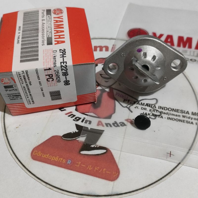 Jual 2PH-E2210-00 TENSIONER ASSY CAM CHAIN Setelan tensioner Mio M3 ...