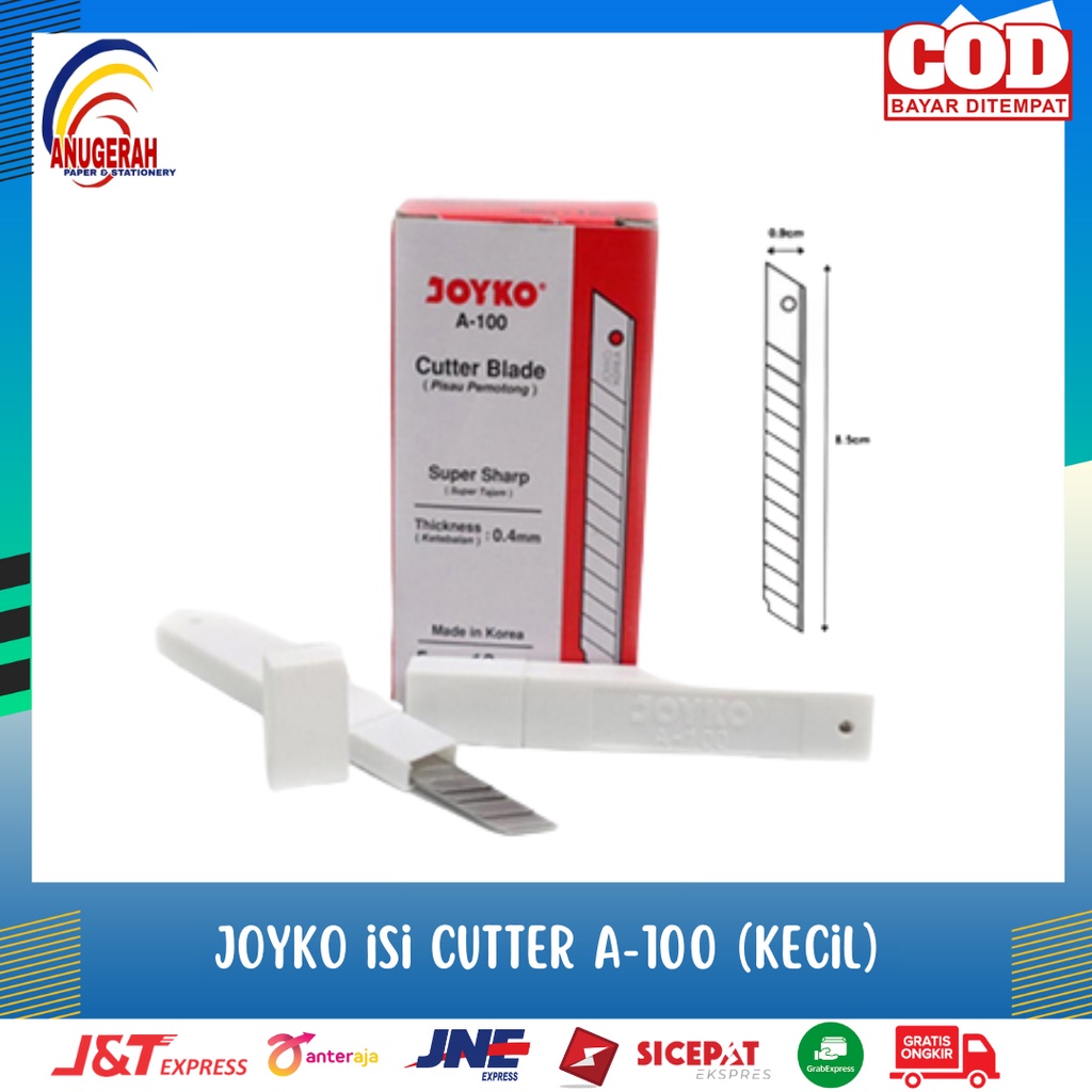 Jual JOYKO ISI CUTTER A-100 (KECIL) (PCS) | Shopee Indonesia